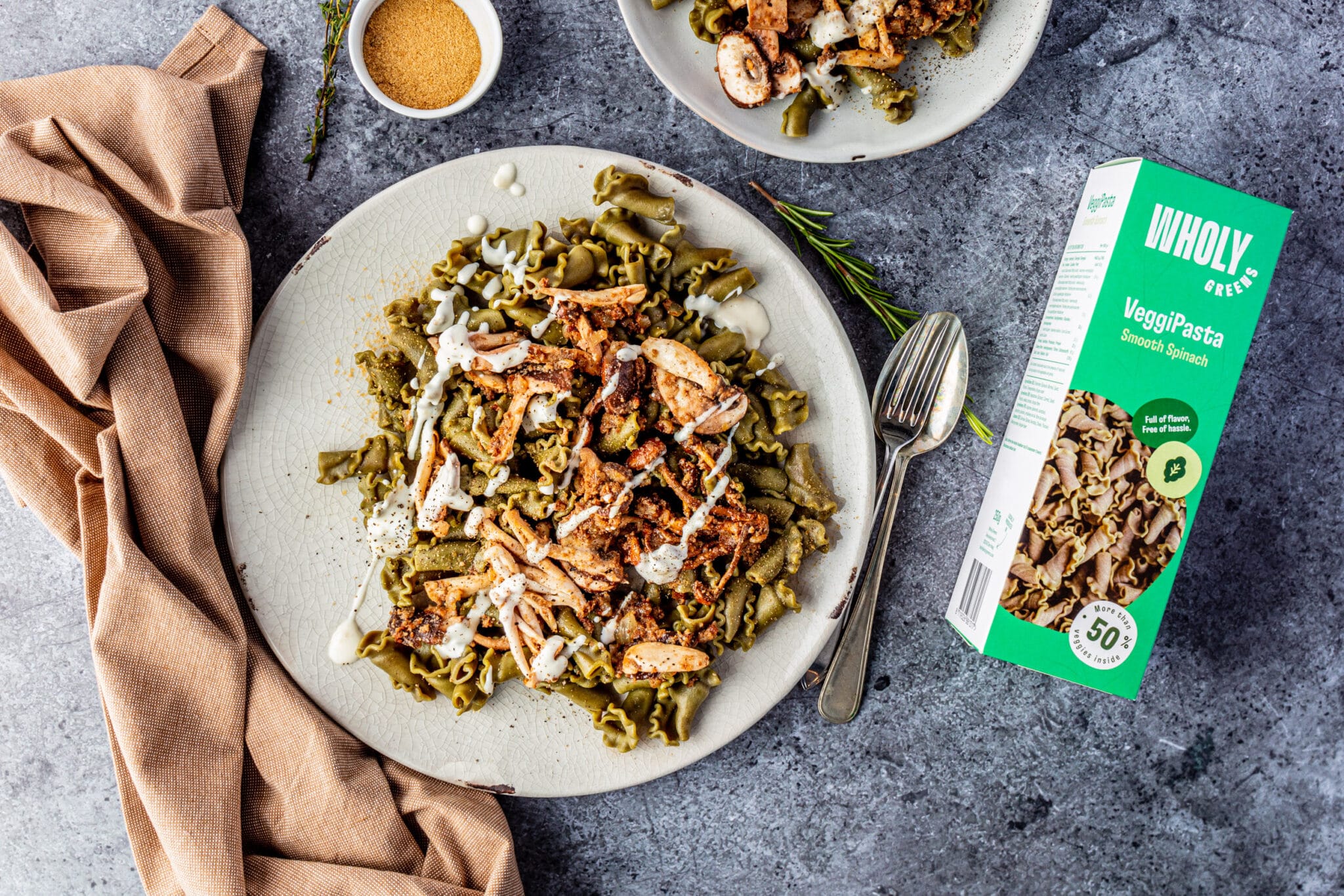 Groente pasta van Wholy Greens - Living the Green Life